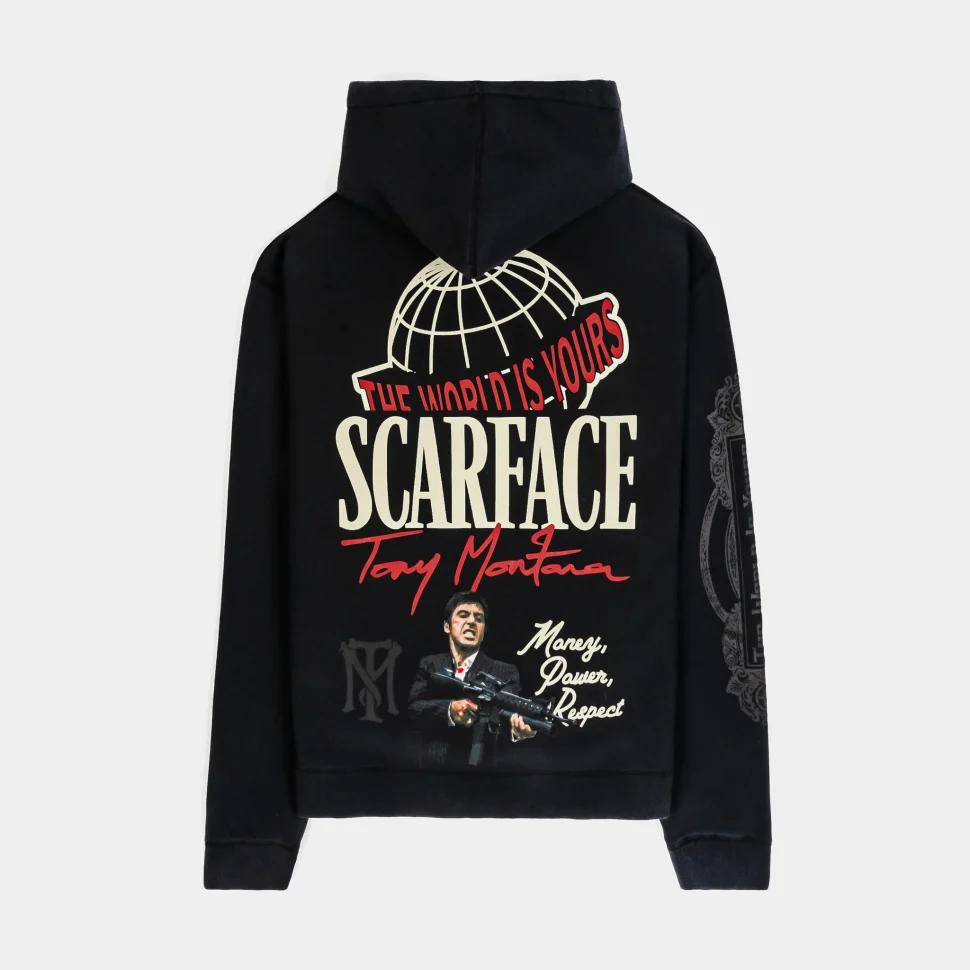 Shop the Black Scarface Hoodie for Men Iconic & Stylish