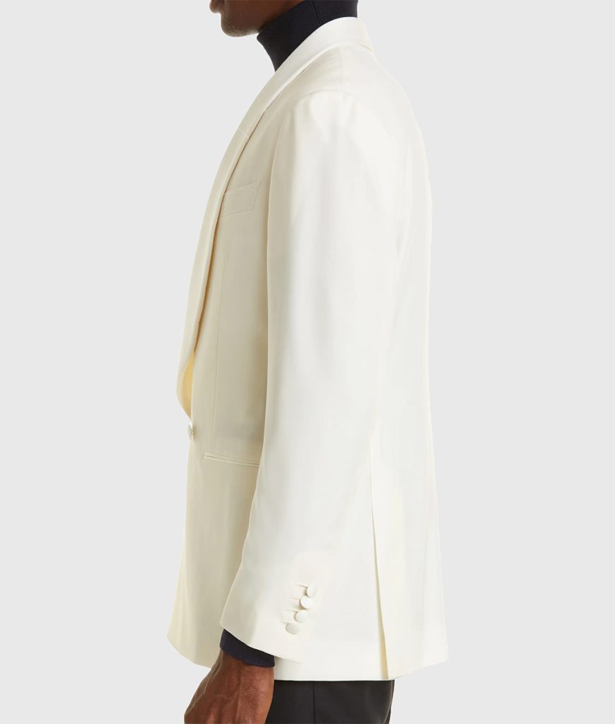 Bridgerton Premiere Jonathan Bailey White Suit