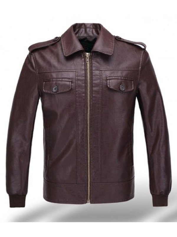 Avengers Age of Ultron Captain America Steve Rogers Leather Jacket