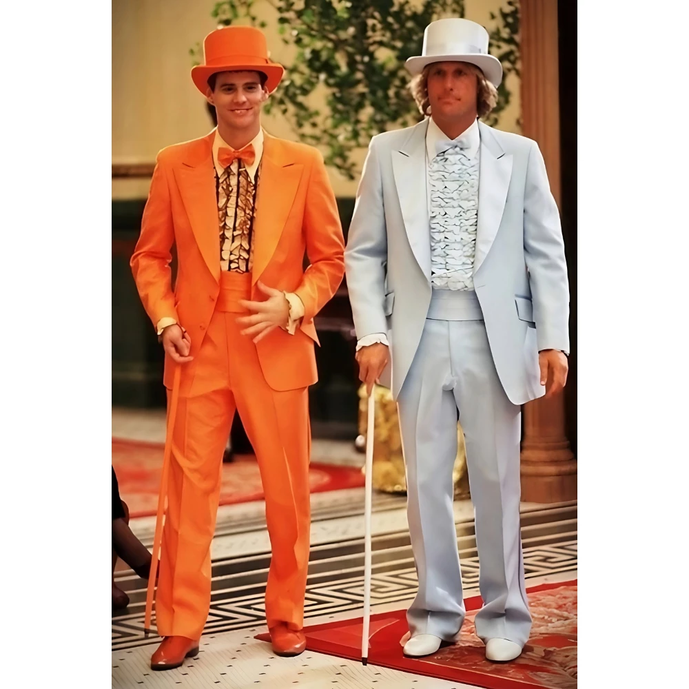Dumb and Dumber Suits | Orange & Blue Tuxedos for Parties
