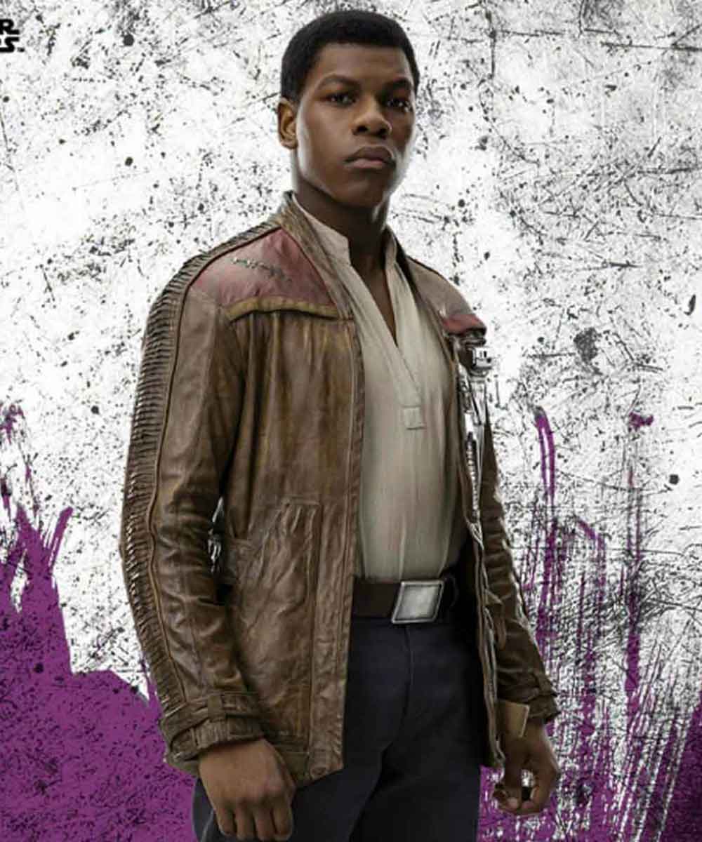 Star Wars The Force Awaken Finn Leather Jacket JACKETS JUNCTION