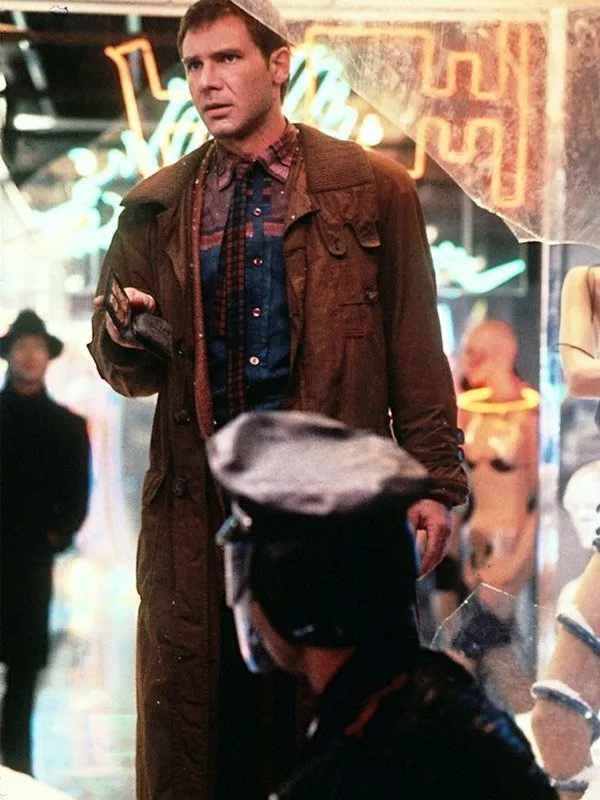 Blade Runner 1982 Rick Deckard Trench Coat