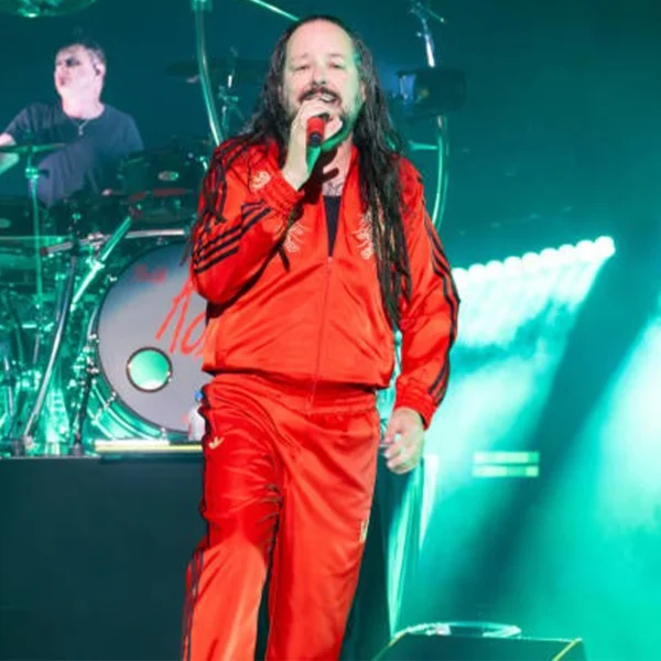 Jonathan Davis x Adidas Red Tracksuit | Shop Now