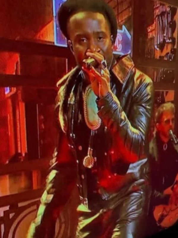 SNL Shaboozey Leather Jacket