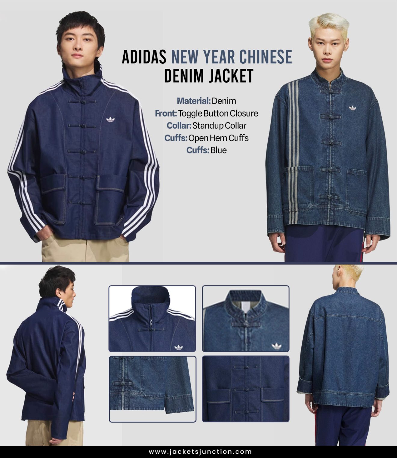 Adidas Chinese New Year 2025 Denim Jacket | Shop Now