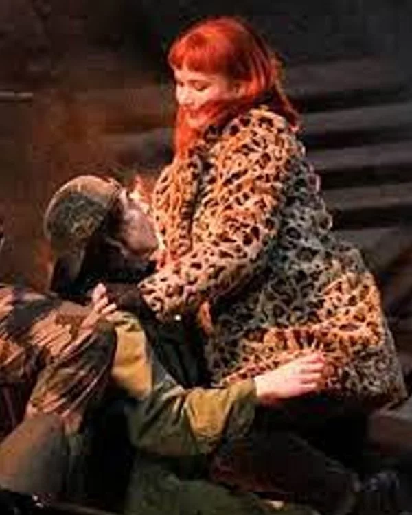 Don't Look Up Kate Dibiasky Leopard Coat