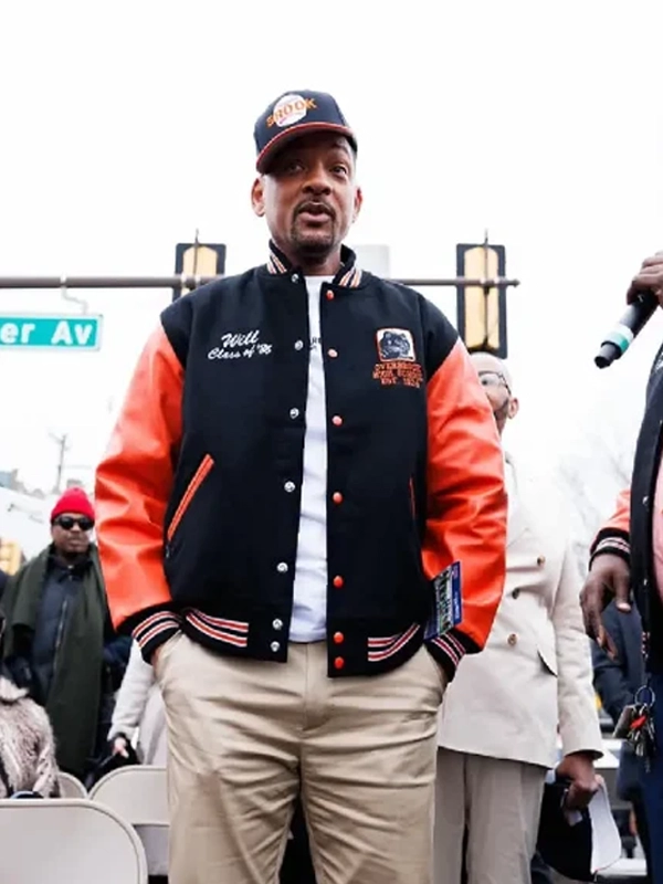 Will Smith Way Philadelphia Varsity Jacket Black