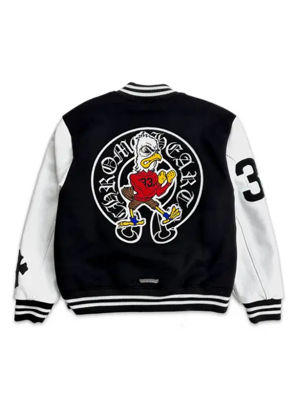 Chrome Hearts Timmy Varsity Jacket Black | Jackets Junction