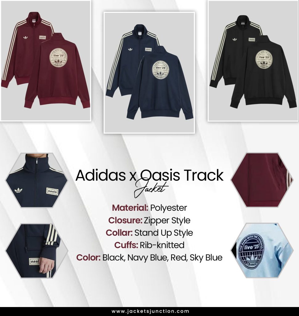 Adidas x Oasis Track Jacket | Oasis Adidas Jacket