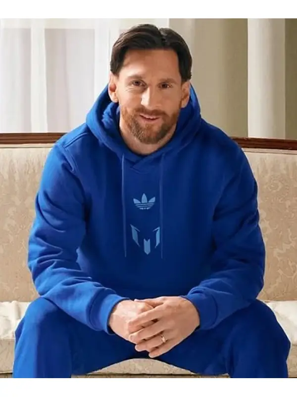 Lionel Messi x Adidas Hoodie Blue | Adidas Messi Hoodie