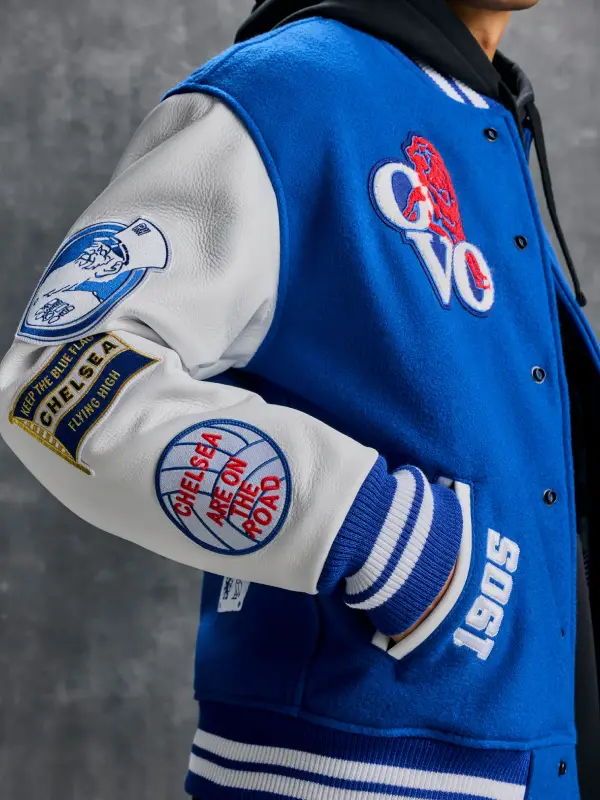 OVO x Chelsea FC Varsity Jacket | Chelsea OVO Varsity Jacket