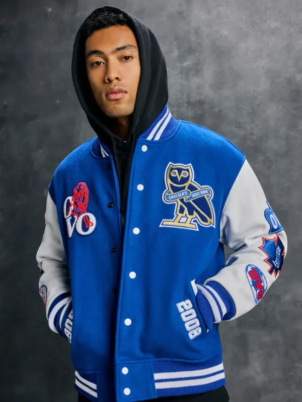 OVO x Chelsea FC Varsity Jacket | Chelsea OVO Varsity Jacket