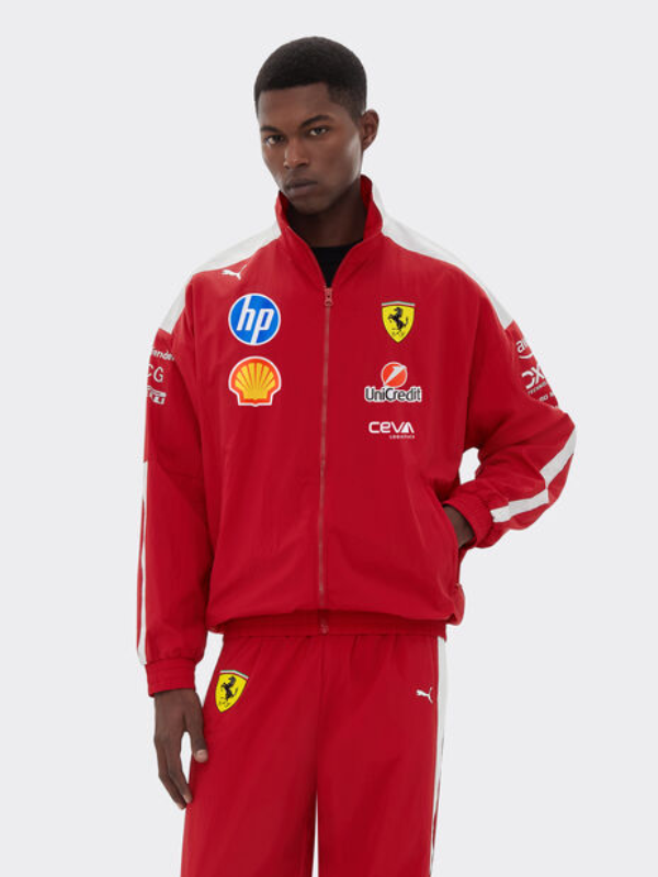 Puma for Scuderia Ferrari HP 2025 T7 Drivers Jacket Red
