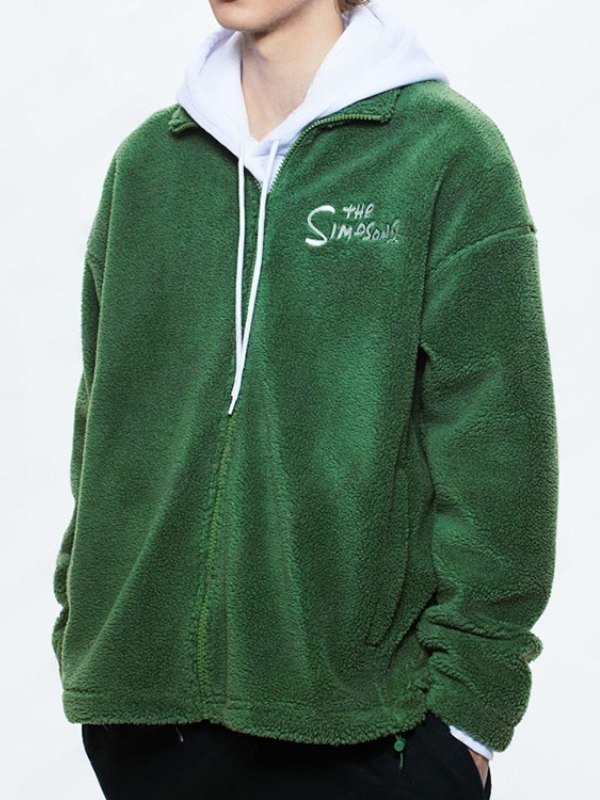 The Simpsons Homer Bush Jacket Green