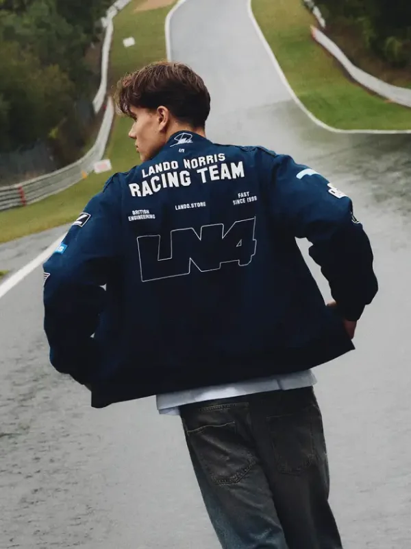 Lando Norris LN4 Racing Jacket Navy