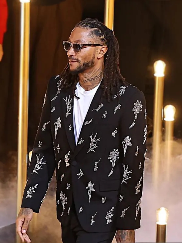 Retirement Ceremony Derrick Rose Blazer Black